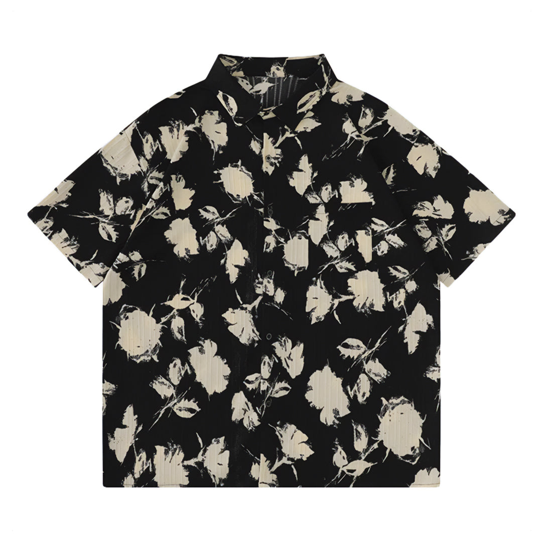 Midnight Flora Shirt – Wavlynn