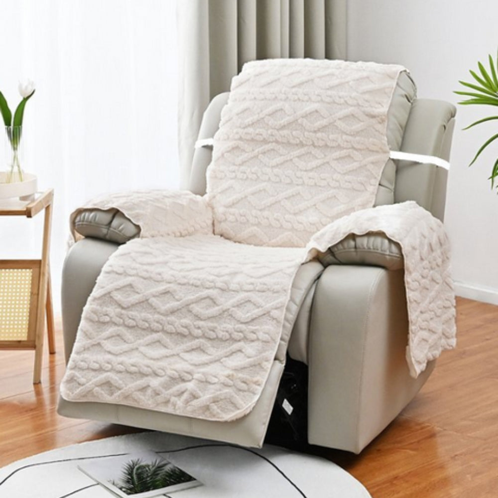 Contemporary Diamond Pattern Recliner Slipcover – Wavlynn