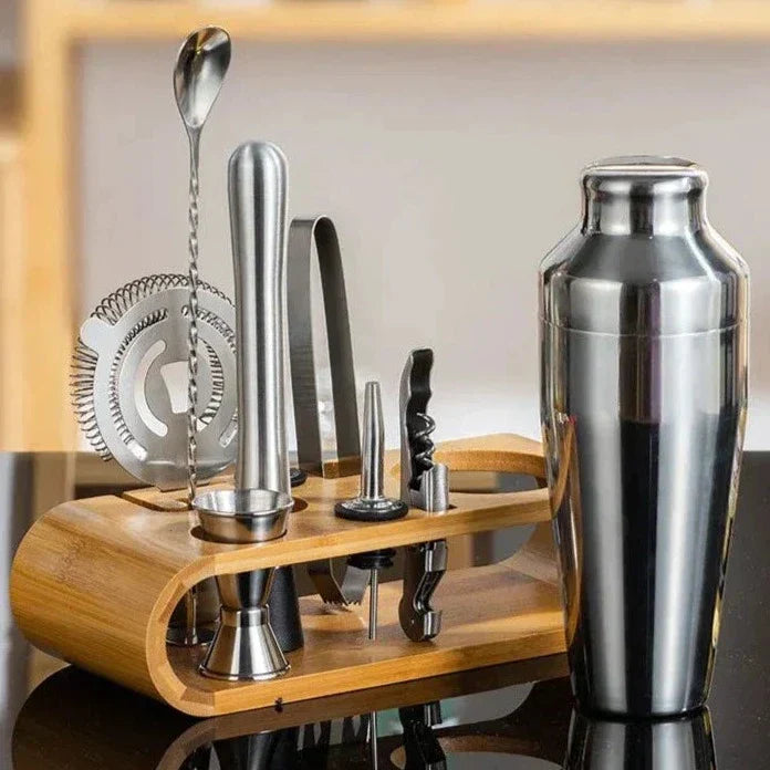 Stirré Elite Cocktail Set – Luxury Metallic Bar Kit Essentials – Wavlynn