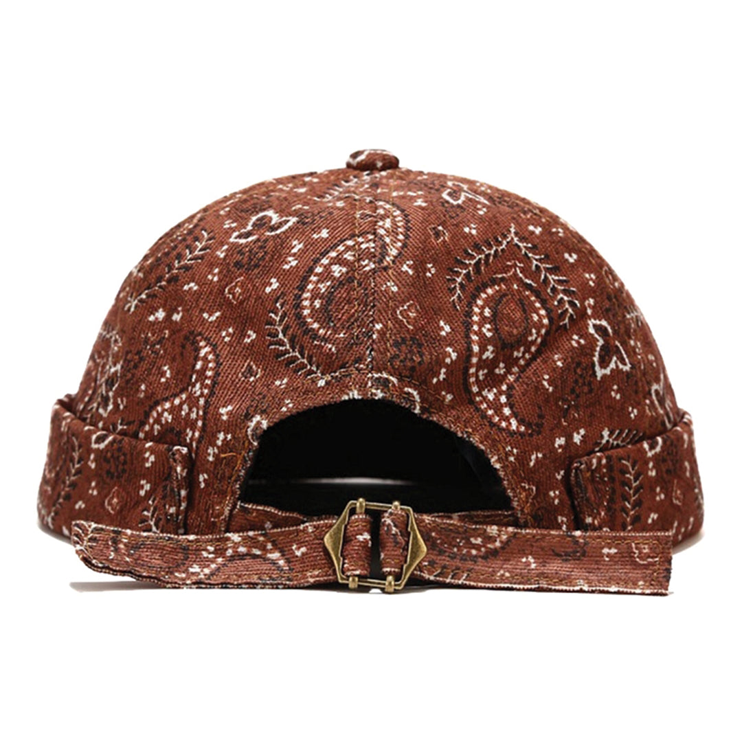 Paisley Twill Docker Cap – Wavlynn