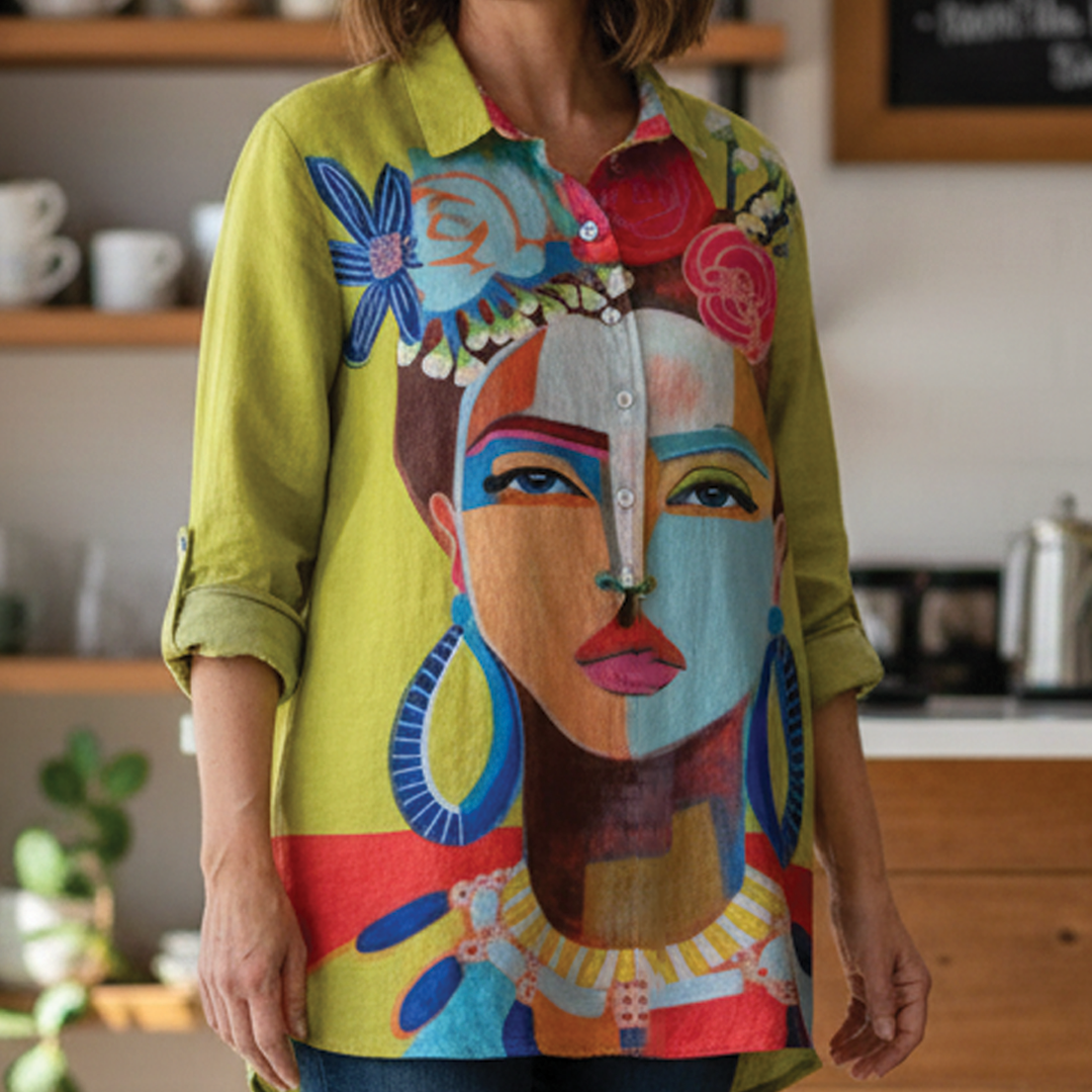 Mary - Button-Up Shirt – Wavlynn