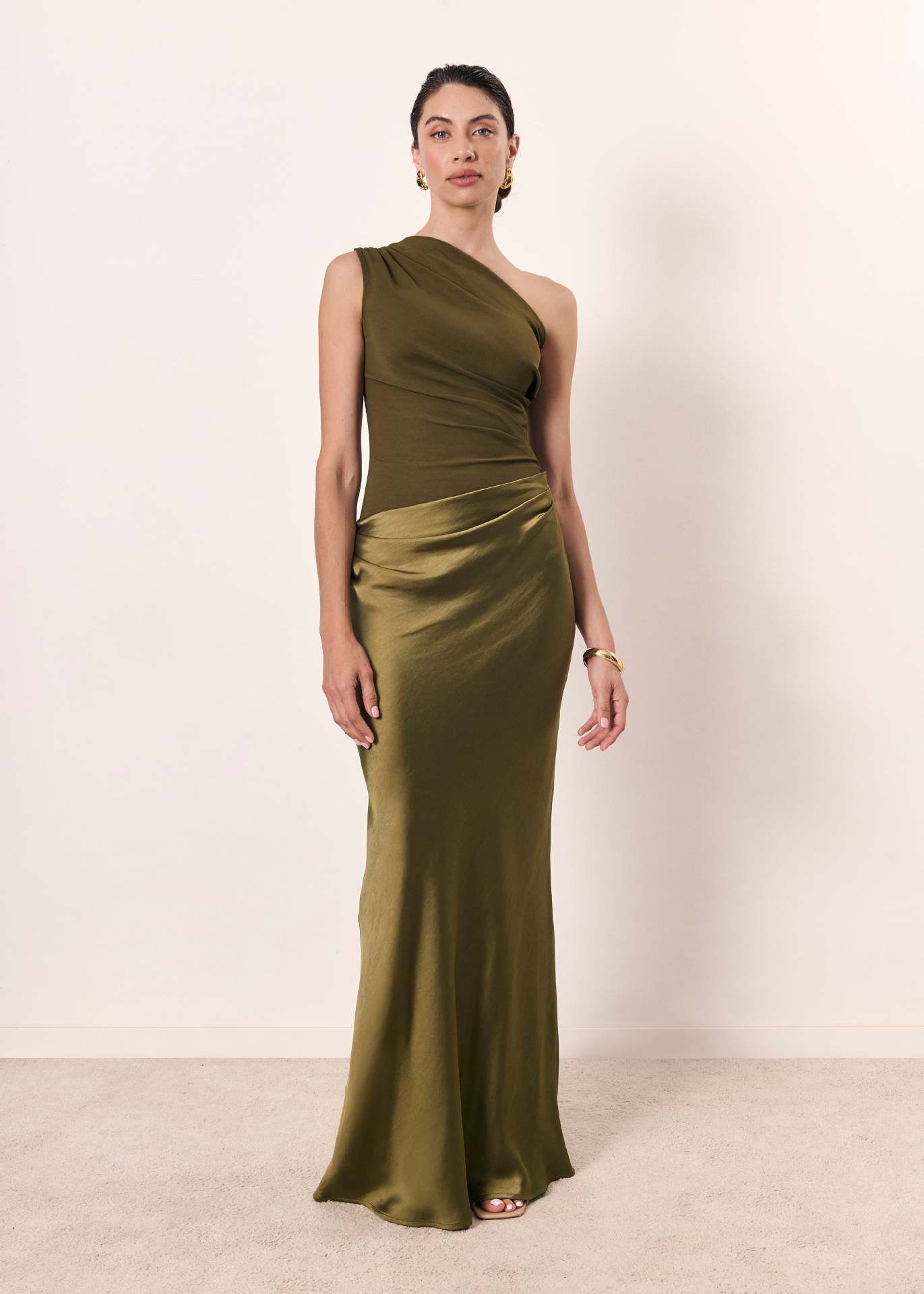 Emily | Chic Women’s One-Shoulder Evening Dress – Wavlynn