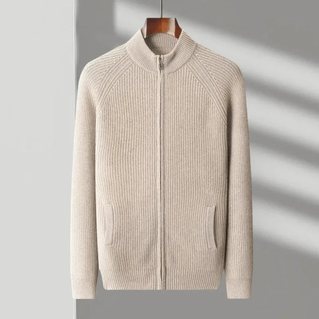Nolan Cashmere Ribbed Sweater – Wavlynn