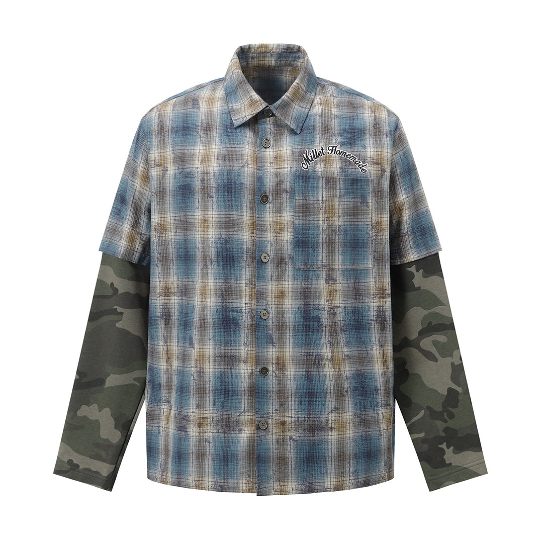 Plaid Camouflage Shirt – Wavlynn