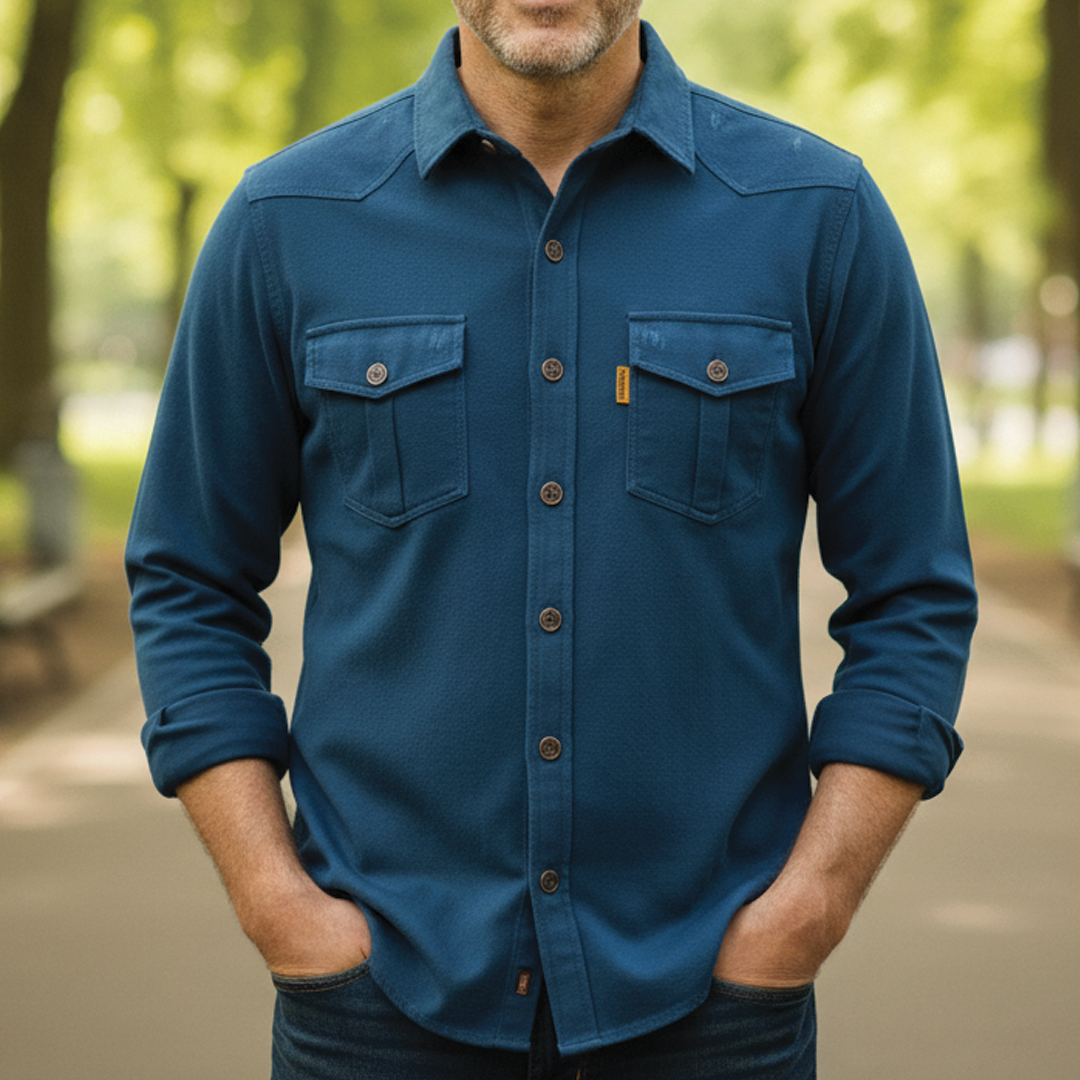 Ryan Cotton Casual Shirt By Wavlynn Classic Breathable Button Down Wit