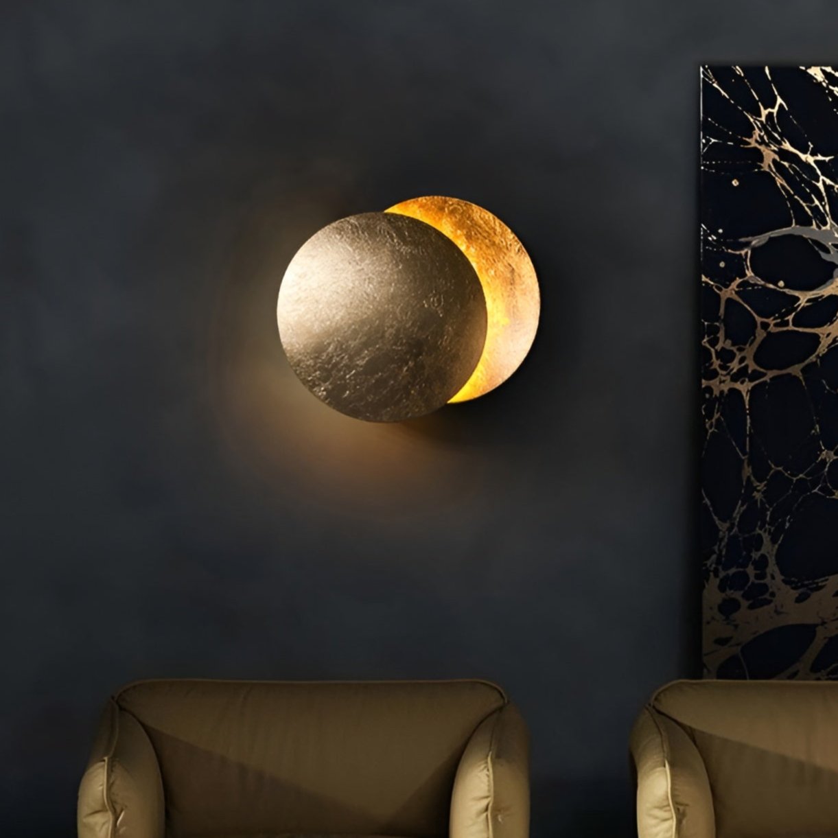 Solar Eclipse Warm Ambient Lamp – Wavlynn