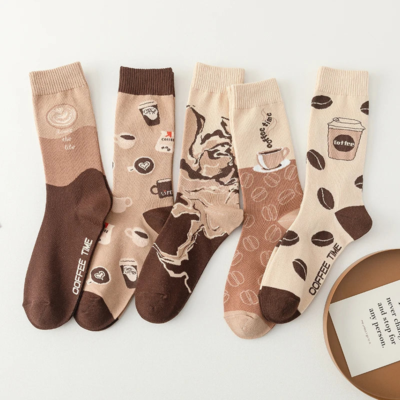 Morning Brew Crew Socks – Wavlynn