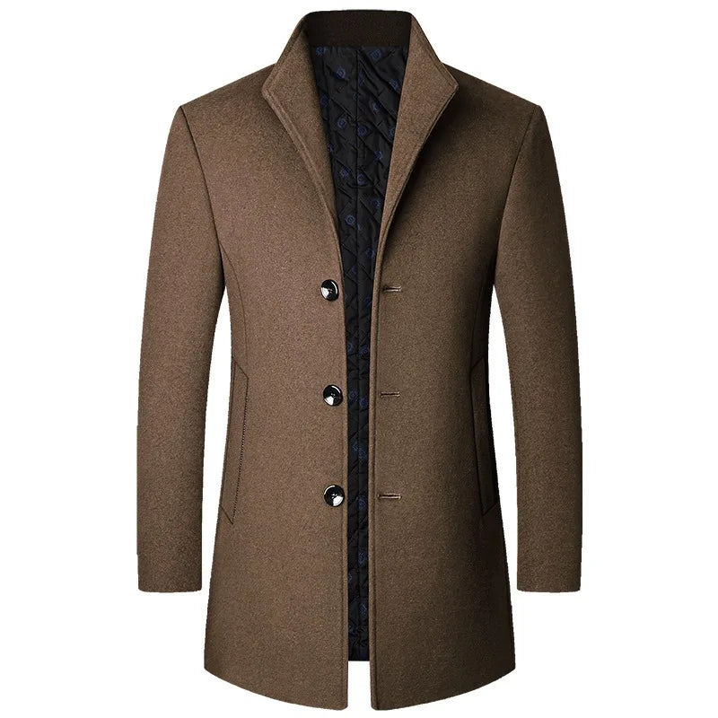 Mason Mens Wool Overcoat Coats Jackets Wavlynn ShopNow