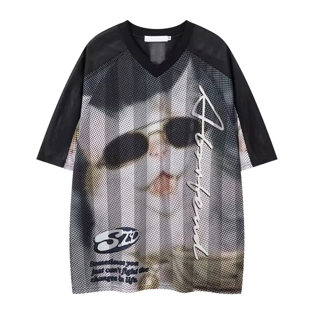 Cyber Kitty Mesh T-Shirt – Wavlynn