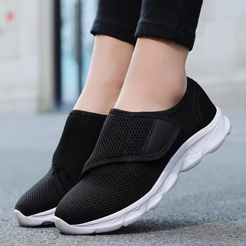 Comfort Casual Walking Shoes for Wide Feet and Swelling – Soft, Adjust ...