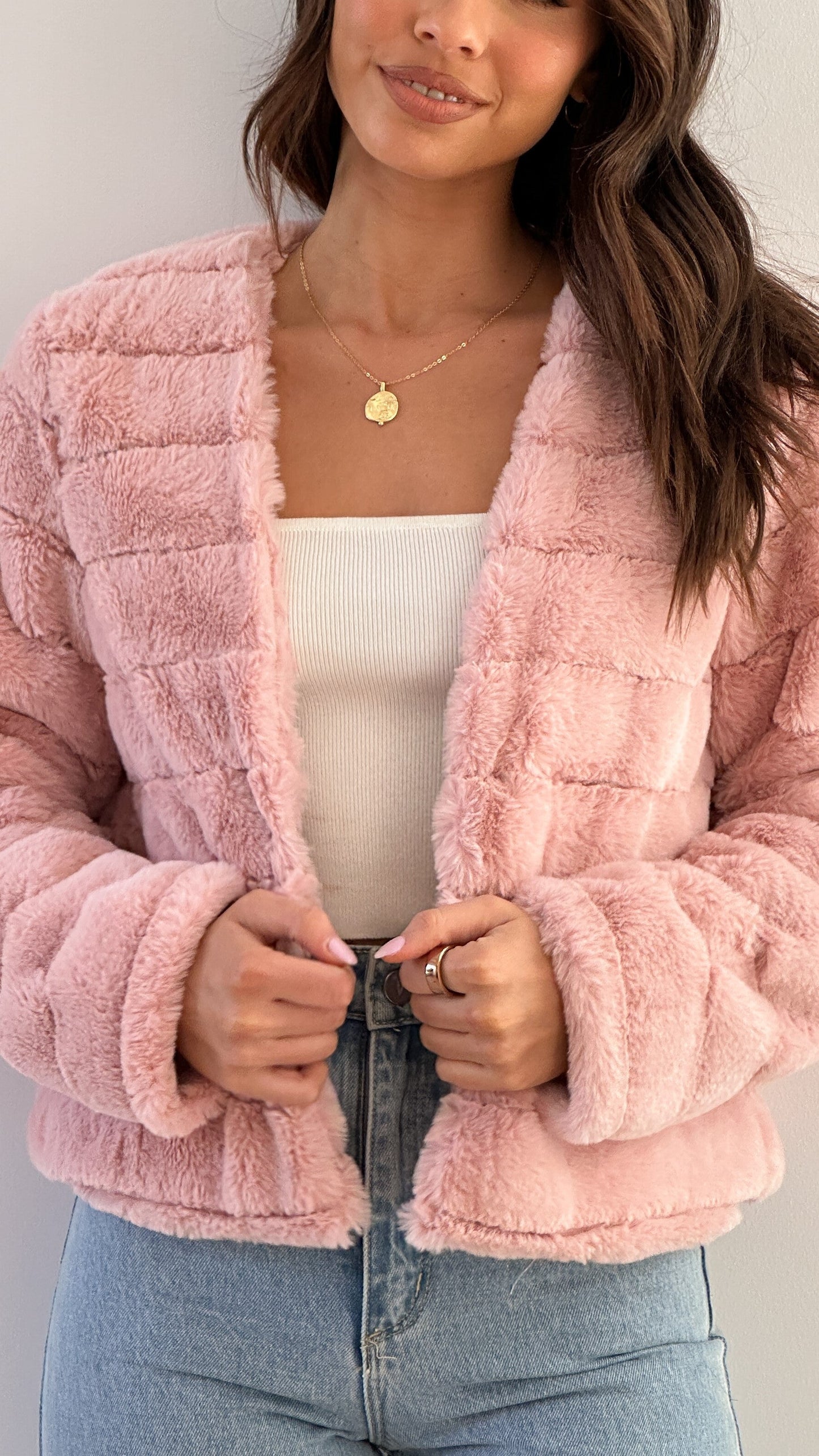 Bella Faux Fur Evening Jacket Coats - Wavlynn Shop Now
