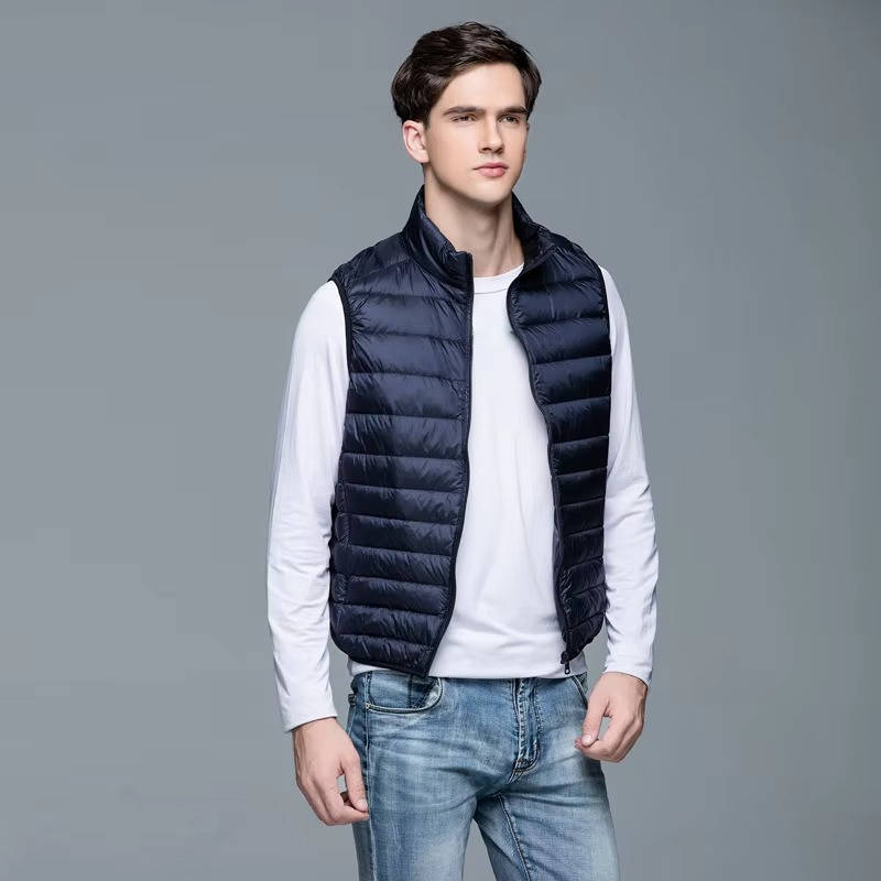 Wavlynn Men's Lightweight Packable Down Vest for Travel and Everyday W